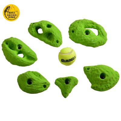China Status GeckoKing Durable Rock Climbing Wall Holds for Amusement Park Excitement for sale