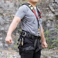 China Reversible Mountaineering Harness Full Safety Belt and 1000kg Load Bearing for Safety for sale