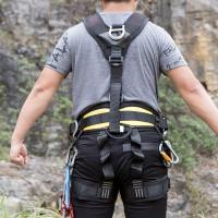 China Reversible Mountaineering Harness Full Safety Belt and 1000kg Load Bearing for Safety for sale