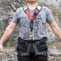 China Reversible Mountaineering Harness Full Safety Belt and 1000kg Load Bearing for Safety for sale