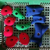 China Colorful Adult Bouldering Climbing Wall Rock Climbing Holds with Customizable Design for sale