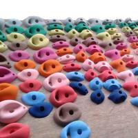 China GRP Material Mixed Colors Indoor/Outdoor Kids Rock Climbing Wall Holds for Children for sale