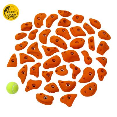 China 40pcs Pack Kids Climbing Holds for Outdoor and Indoor Rock Climbing Wall Project Samples for sale