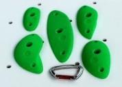 China Climbing Holds in RED/YELLOW/GREEN/GREY/ORANGE/BLUE for Strength and Grace PE Material for sale