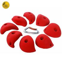 China Sienna Mixed Colors Home Gym Climbing Holds for Indoor Rock Climbing Wall Training for sale