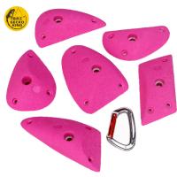 China Sienna Mixed Colors Home Gym Climbing Holds for Indoor Rock Climbing Wall Training for sale