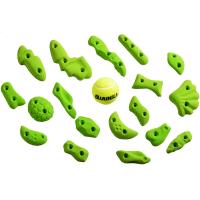 China NO Inflatable Green Resin Holds for within Indoor and Outdoor Rock Climbing Wall for sale