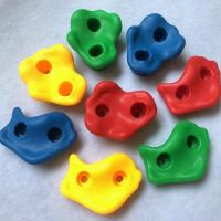 China 13cm*9cm Kids Café Occasion Plastic Rock Climbing Holds for Outdoor/Indoor for sale