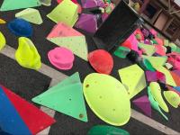 China Indoor Rock Climbing Wall Volumes in Red XXL Size for Bouldering Performance for sale