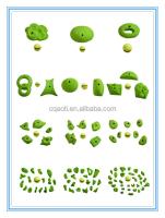 China Large size bright green fast shipping wall holds for your climbing wall customization for sale