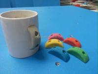 China Certification CE/ROHS/EN12557/ISO9000 Small and Smooth Climbing Holds for DIY Coffee Mug for sale