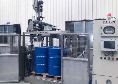 China GZ1000-1DXEx Fully Automatic Pallet Filling Machine for 200L Drums and IBCs - 70-80 Drums/Hour Capacity for sale