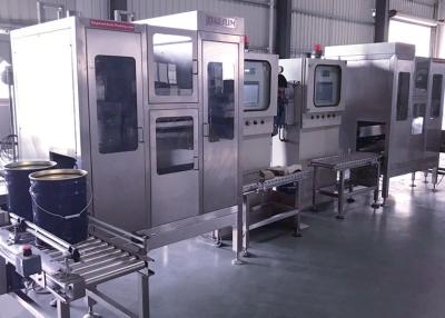 China GZ25-2CS Dual Nozzle Pail Filling Machine for 18-40L Containers with 800 Pails/Hour Capacity for sale