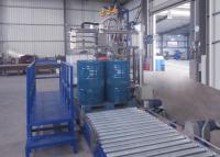 China GZ1000-A Semi-Auto Liquid Pallet Filling Machine for 25L-1000L Containers with Roller Conveyor for sale