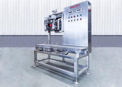 China 20L 25L 40L Semi-Automatic Chemical Liquid Filling Machine - 150-200 BPH Capacity for Jerrycans and Pails for sale