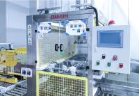 China Carton Box Packer for 0.5-4L Keg Lines with 1200 Units/Hour Packing Speed for sale