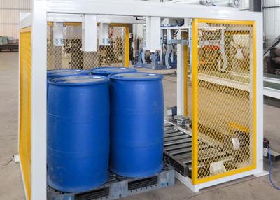China Two Gripper Drum Palletizer - 400 Drums/Hour Capacity for 200L Plastic & Steel Drums with Explosion-Proof Design for sale