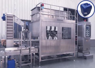 China Six Nozzles Explosion-Proof 40L Jerrycan Filling Machine - 600-800 Bottles/Hour Capacity for Hazardous Chemicals for sale