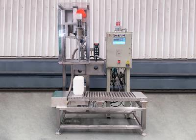 China 20L 25L 40L Semi-Automatic Explosion-Proof Chemical Liquid Filling Machine - 150-200 Containers/Hour Capacity for sale