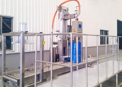 China 200L Semi-Automatic Ice Juice Filling Machine with 200 Drums/Hour Capacity and 50-220L Drum Compatibility for sale