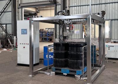 China DAESUM GZ200-2DXEx 200L/IBC Automatic Liquid Filling Machine with Cognex Camera - 60-70 Drums/Min, 2.2KW Power for sale