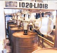 China 200L 4-Nozzle Fully Automatic Bitumen Asphalt Drum Filling Machine 300kg Capacity for sale