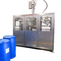 China 200L One Nozzle Automatic Oil Drum Filling Machine for Motor Oil 300kg Capacity for sale
