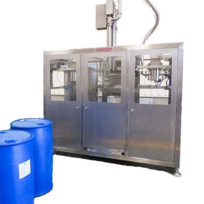 China 200L One Nozzle Automatic Oil Drum Filling Machine for Motor Oil 300kg Capacity for sale