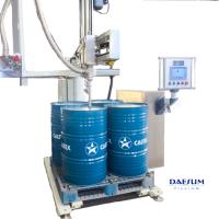 China Automatic Electric Visual Type Pallet Filling Machine 200L Drum 1000L IBC 220V 440V for sale