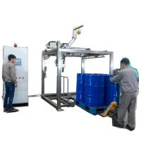 China Automatic Pallet Filling Machine for 60L-200L Drums and 1000L IBC 220V-440V for sale