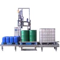 China Semi-Automatic IBC Drum Filling Machine 40BPH Capacity ±0.2%FS Accuracy for Beverage Chemical Liquid for sale
