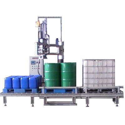 China Semi-Automatic IBC Drum Filling Machine 40BPH Capacity ±0.2%FS Accuracy for Beverage Chemical Liquid for sale