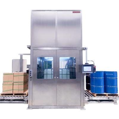 China GZ1000 Fully Automatic Electric Pallet Filling Machine 380V 50Hz ±0.2%FS Accuracy for Oil Chemical Industries for sale