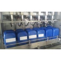 China 18-40L 4-Head Automatic Jerry Can Filling Machine for Chemical Liquids with 350-400 Containers per Hour for sale