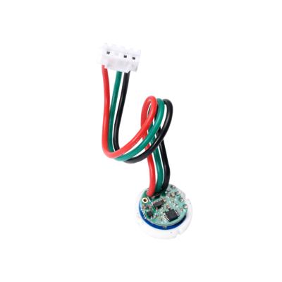 China Flush Diaphragm Pressure Sensor with 0.5-4.5V DC Output and φ18x(6.3-6.95) Size for 5 Million Pressure Cycles for sale