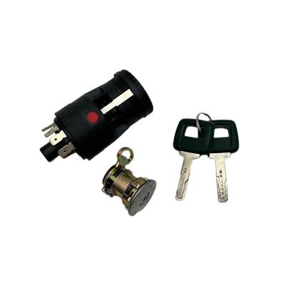 China Excavator Diesel Engine Starter Switch Ignition Key 15082295 04822301 for A35D L120E for sale