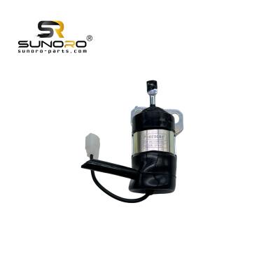 China SUNORO 12V Engine Fuel Stop Solenoid 052600-1001 for Kubota Fuel Shut-Off Valve for sale