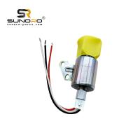 China SUNORO 12V Fuel Shutoff Solenoid 1756ES-12SUCLB1S5 for D722 Diesel Engine Construction Machinery for sale