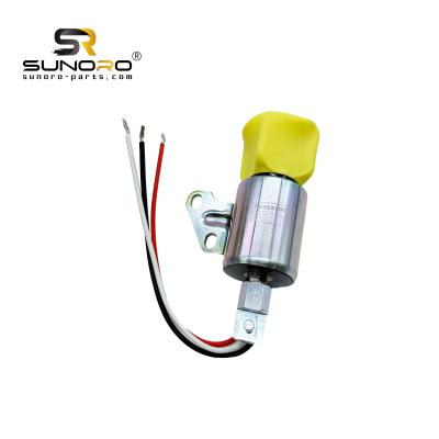 China SUNORO 12V Fuel Shutoff Solenoid 1756ES-12SUCLB1S5 for D722 Diesel Engine Construction Machinery for sale