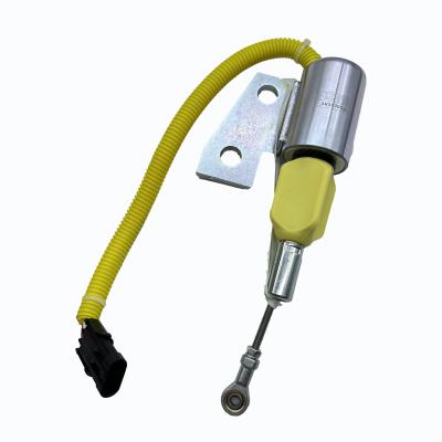 China SUNORO 24V Engine Fuel Stop Solenoid 3991168 Fuel Shutoff Solenoid for R130 Excavator for sale