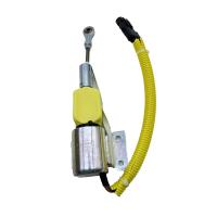 China SUNORO 24V Shut Off Solenoid 3864274 Stop Flameout Solenoid Valve for R225-7 Engine for sale