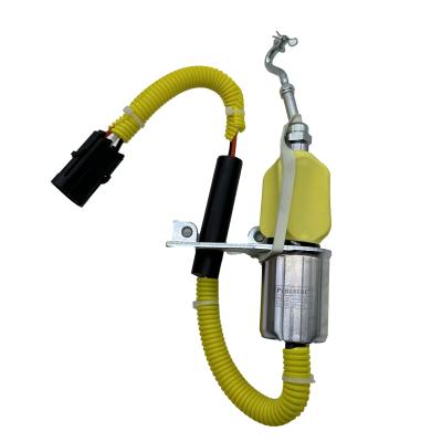 China SUNORO 24V Engine Fuel Shutdown Stop Solenoid 4942879 for 6CT8.3 Excavator for sale