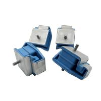 China SUNORO Blue Rubber Engine Mounting Cushion Feet Bumper for PC40-56 Excavator for sale