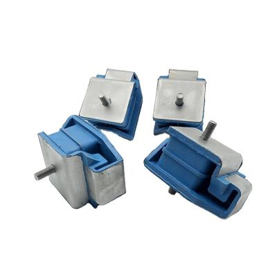 China SUNORO Blue Rubber Engine Mounting Cushion Feet Bumper for PC40-56 Excavator for sale