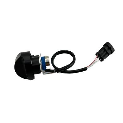 China Excavator Fuel Dial Throttle Knob for YUCHAI SUNWARD 12V Heavy Duty Control for sale