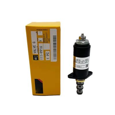 China SUNORO 111-9916 KDRDE5K-31/40E30-137 Excavator Hydraulic Pump Solenoid for E320C E320B E320D for sale