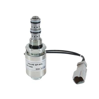 China Excavator Hydraulic Pump Solenoid Valve 24V 2010950 for Cat 990H 992K 990K for sale