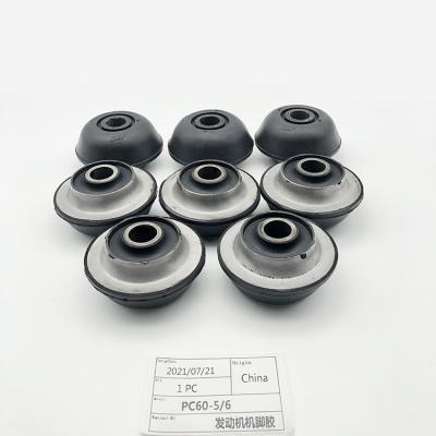 China Engine Mounting Rubber Cushion Feet Bumper for PC60-5-6 Excavator Part 120mm for sale