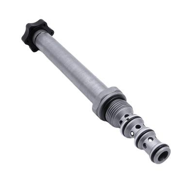 China SUNORO Hydraulic Solenoid Valve Spool for Excavator Electric Parts Long Style 24V for sale