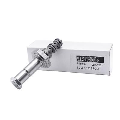 China SUNORO Hydraulic Solenoid Valve Spool 16mm for XGMA808 Excavator Electric Spare Parts for sale